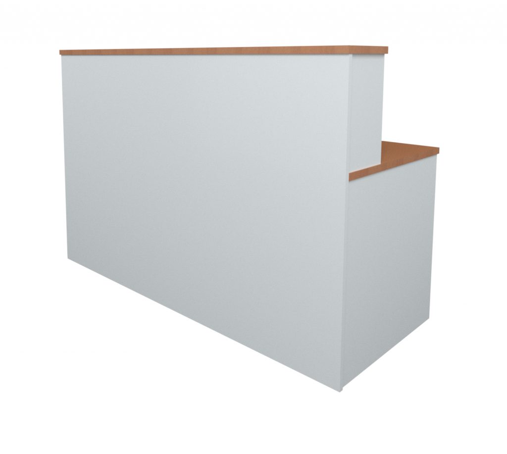 Zealand Nelson Reception Desk 240cm x 70cm x 112.5cm - Skara Furniture ...