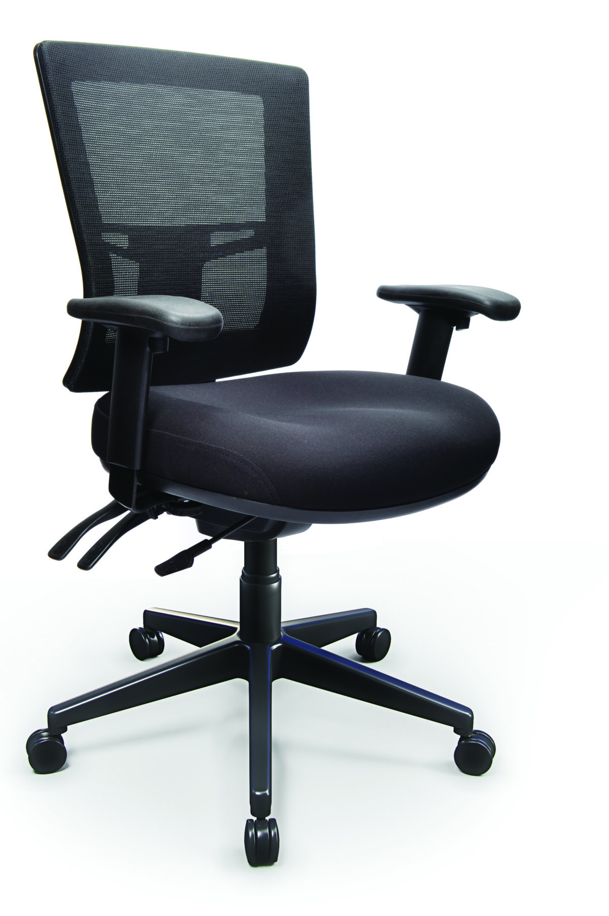 Metro II : Nylon Base With Arms | - Skara Furniture New Zealand