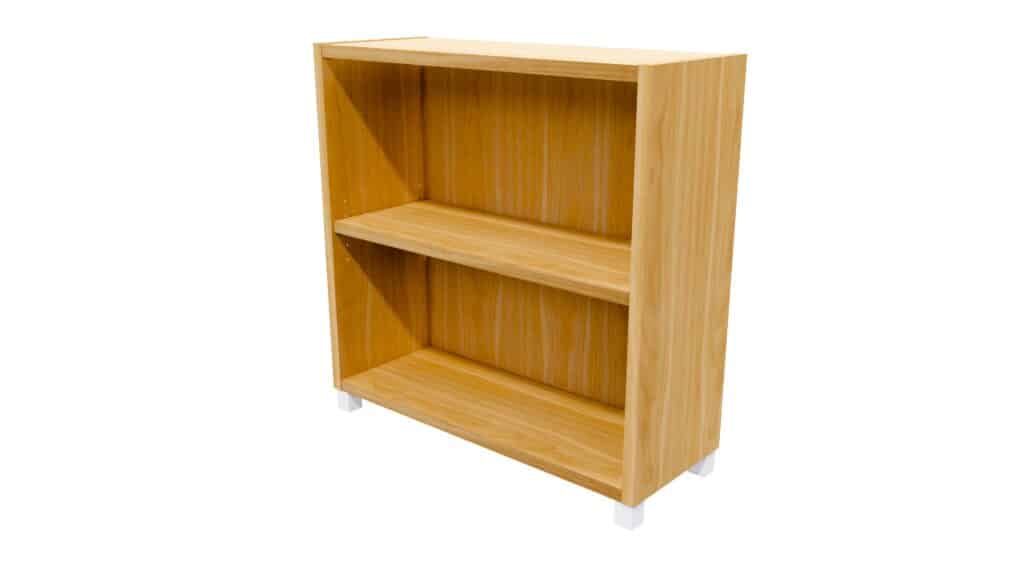 Zealand Commercial Office Bookshelf With Feet 2 Tier | Skara