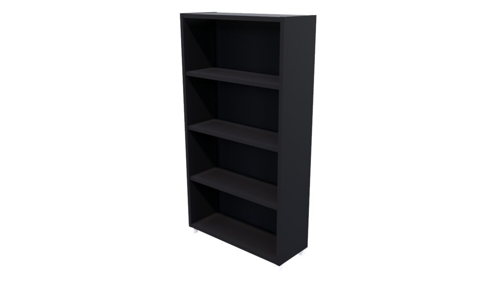 Zealand Commercial Office Bookshelf With Feet 4 Tier | Skara
