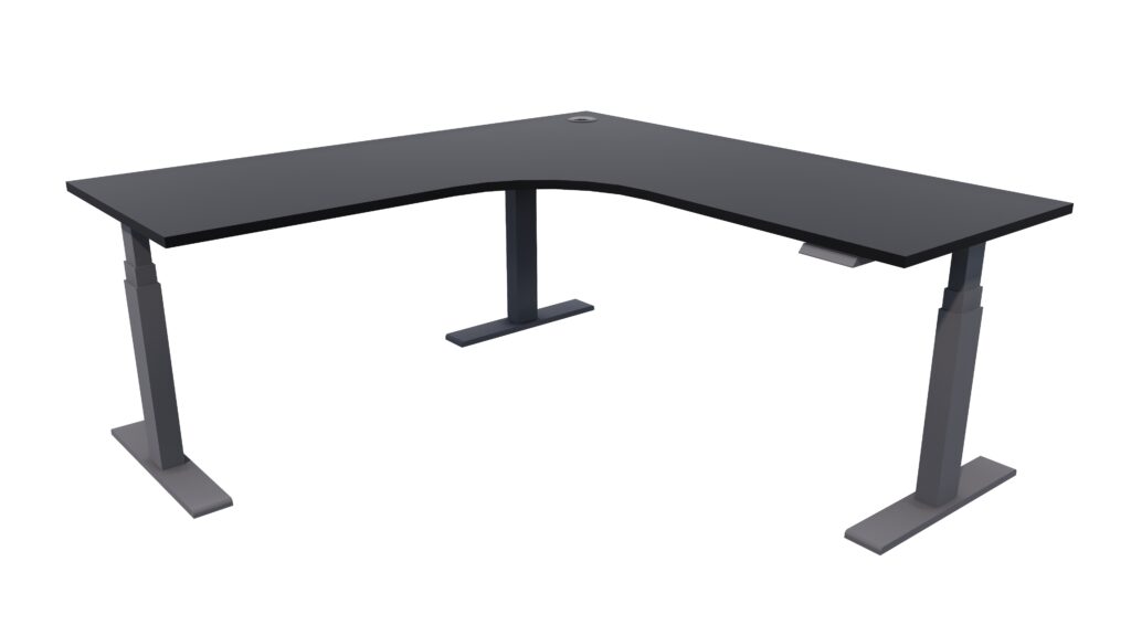 Enhance Electric Height Adjustable Corner Desk 1500mm