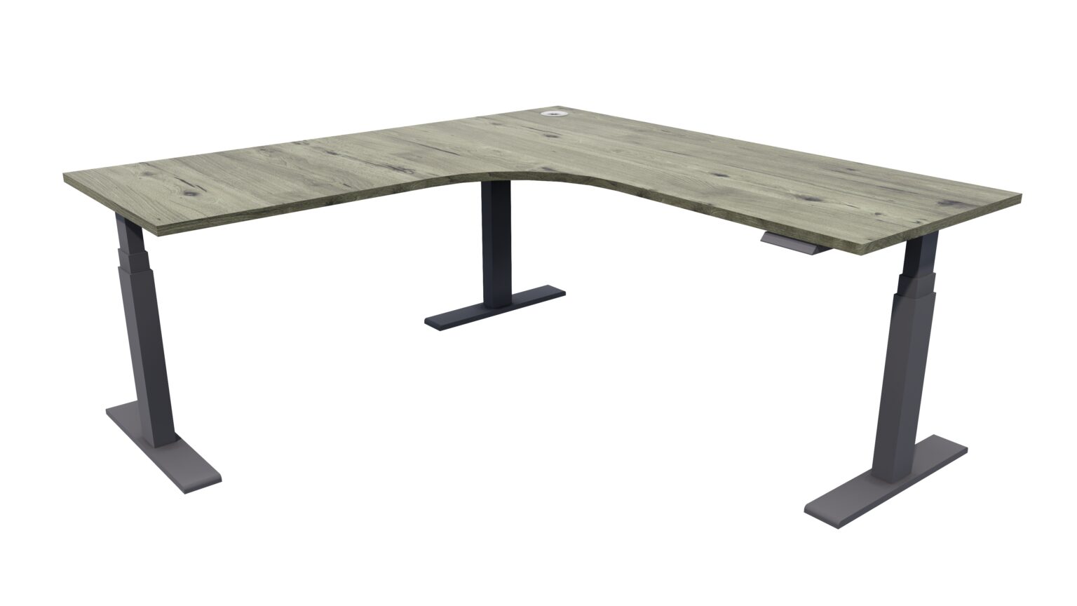 Enhance Electric Height Adjustable Corner Desk 1500mm
