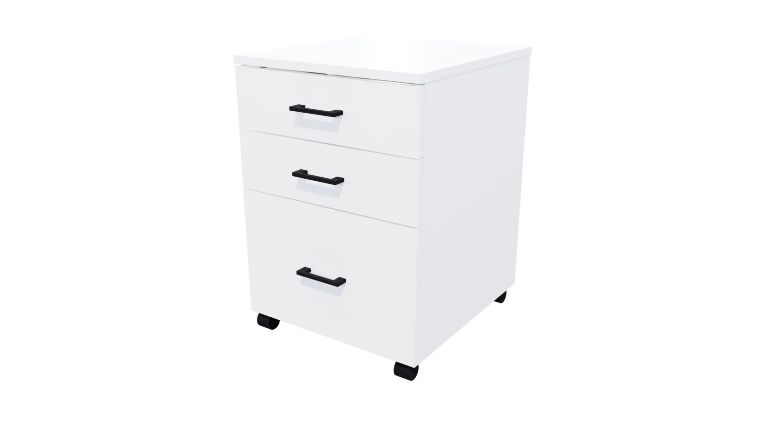 Office Mobile Drawer Unit 1 File + 2 Drawers Locking | - Skara Furniture New Zealand