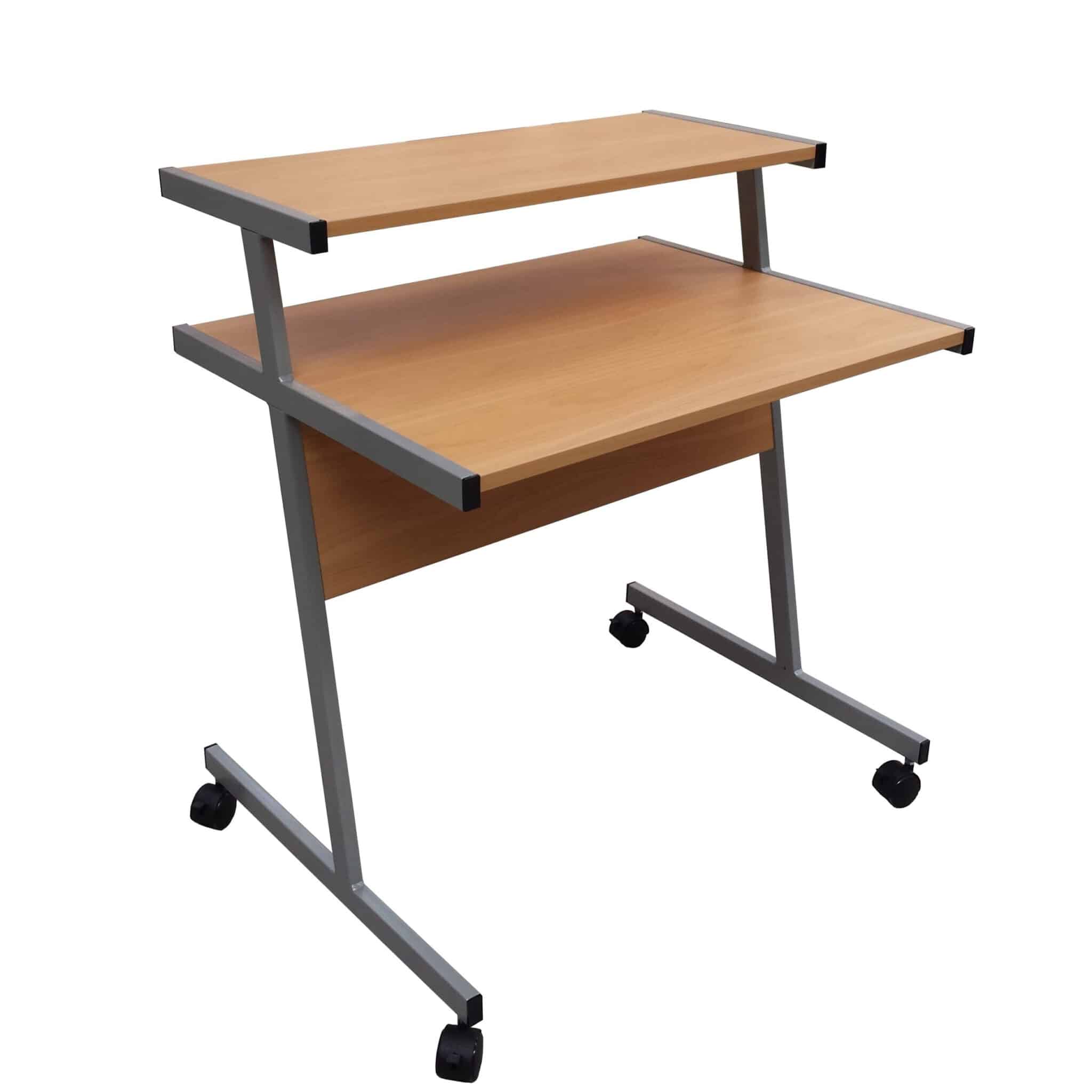 Trolley Desks / Portable Desks With Wheels - Skara NZ